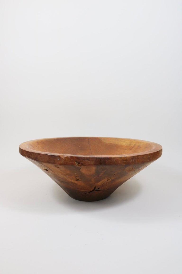 Huge Wooden Floor Bowl For Sale at 1stDibs