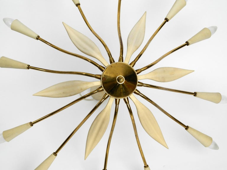 Huge Extra Large Mid-Century Modern Sputnik Ceiling Lamp with 12 Arms ...