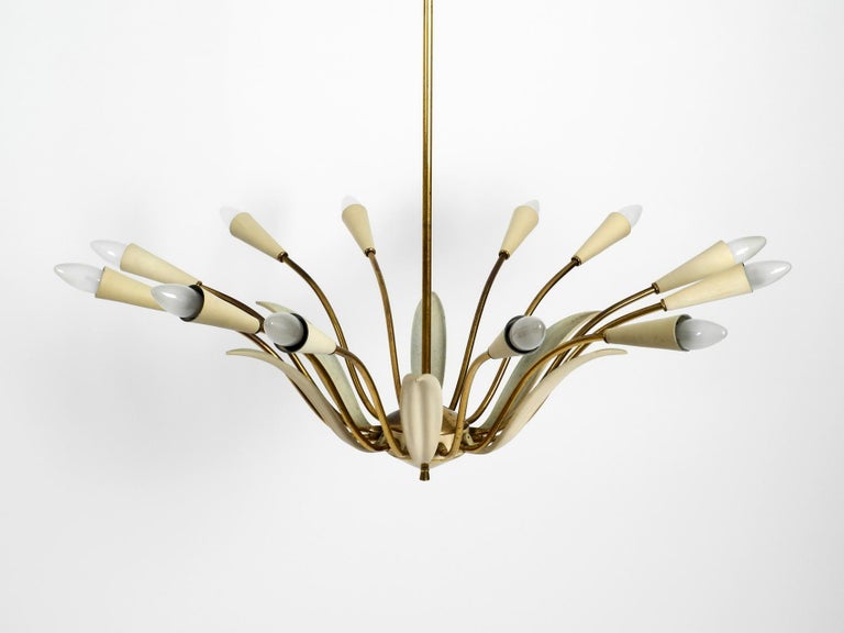 Huge Extra Large Mid-Century Modern Sputnik Ceiling Lamp with 12 Arms ...