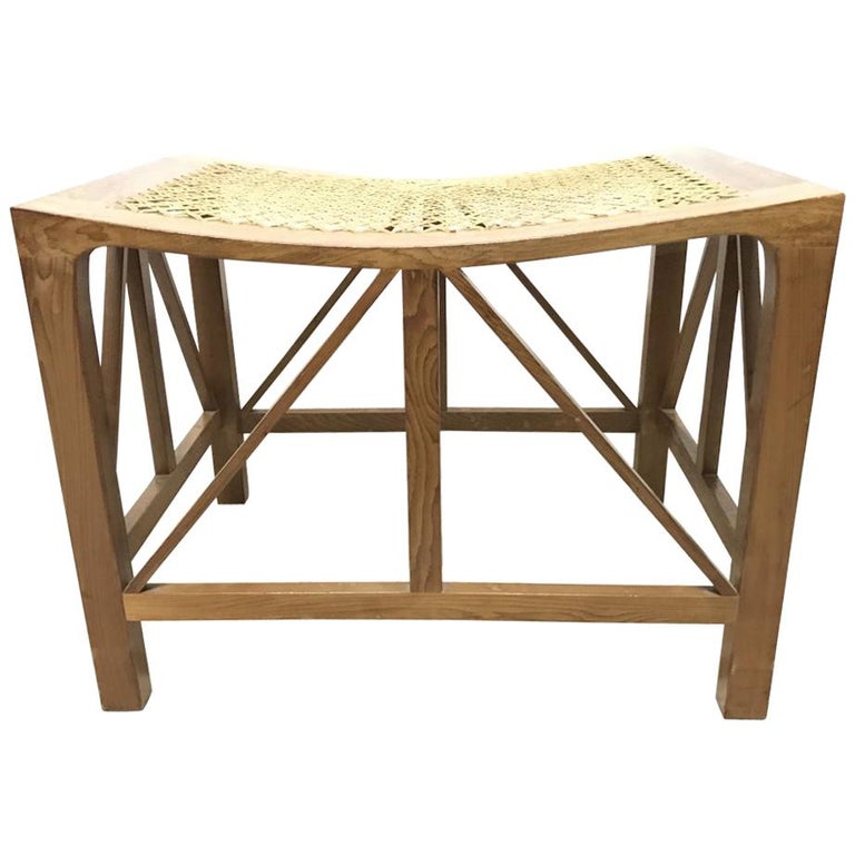Hugh Birkett, Master Craftsman, an Arts and Crafts Handmade Yew Wood ...