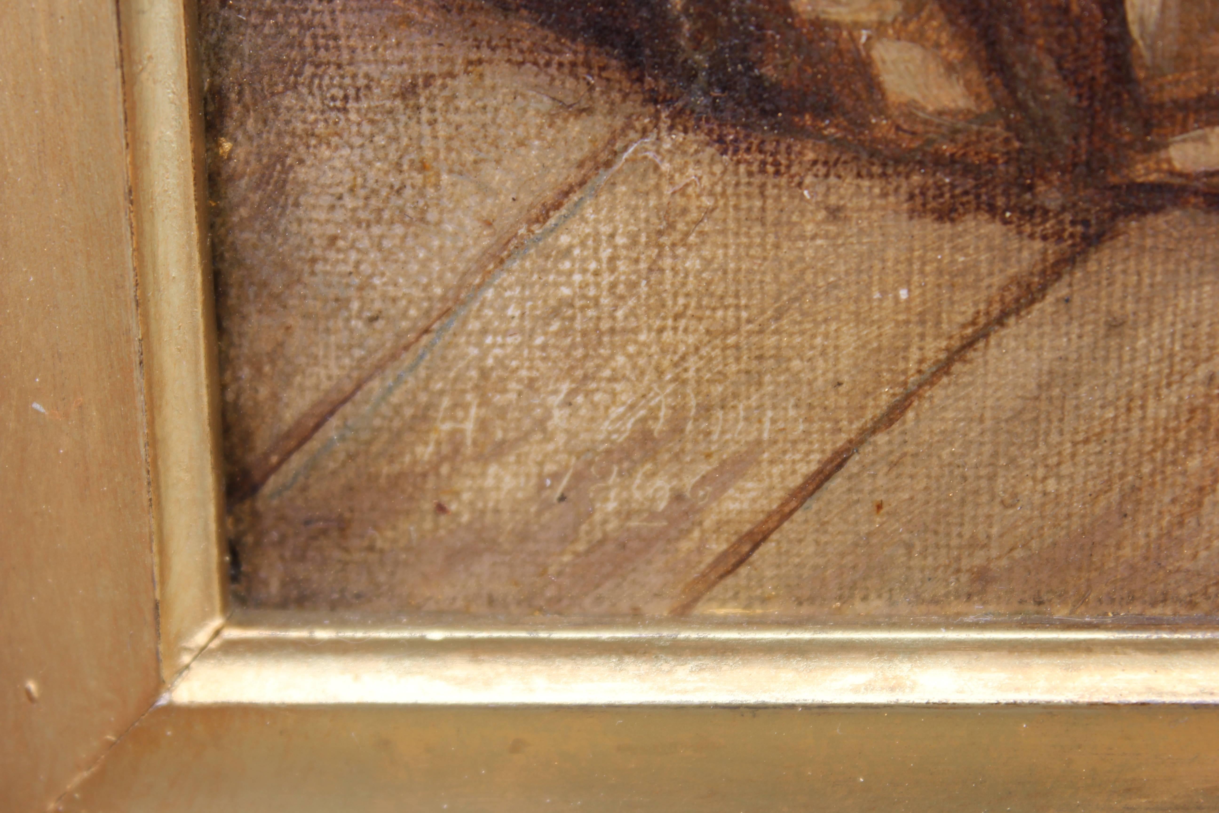 Hugh Collins - Traditional Figurative Fireside Genre Scene Painting at ...