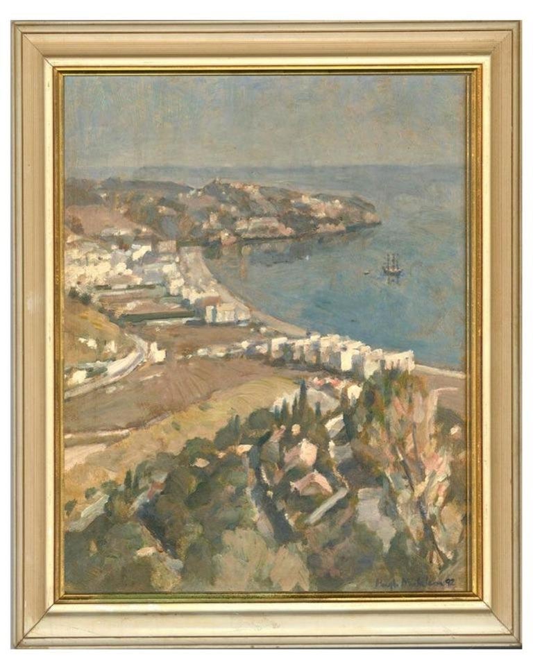 Hugh Ralph Micklem - Hugh Ralph Micklem (1918-2009) - Framed 1992 Oil ...