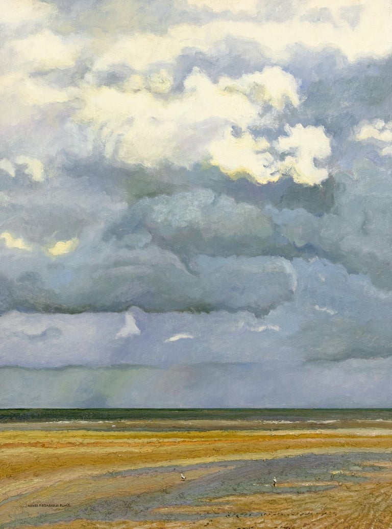 Hughes Claude Pissarro - Deux Mouettes et les Nuages, Côte Normande by ...
