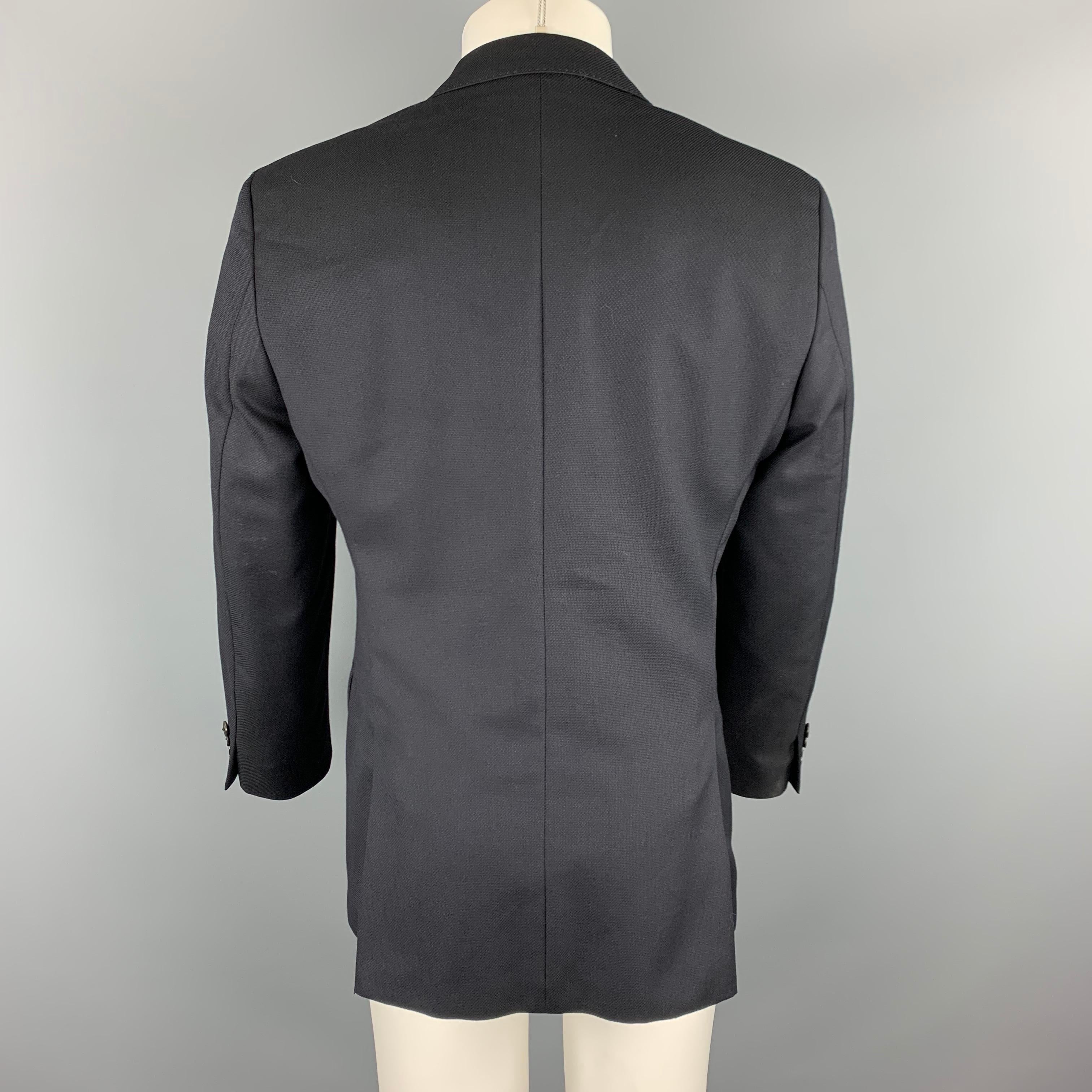 HUGO BOSS 38 Regular Navy Wool Notch Lapel Sport Coat at 1stDibs | hugo ...