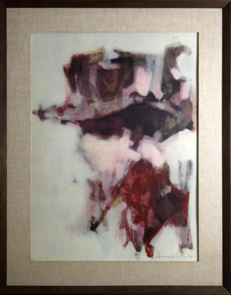 Hugo De Soto Abstract Expressionism Signed Modern Mixed Media Art ...