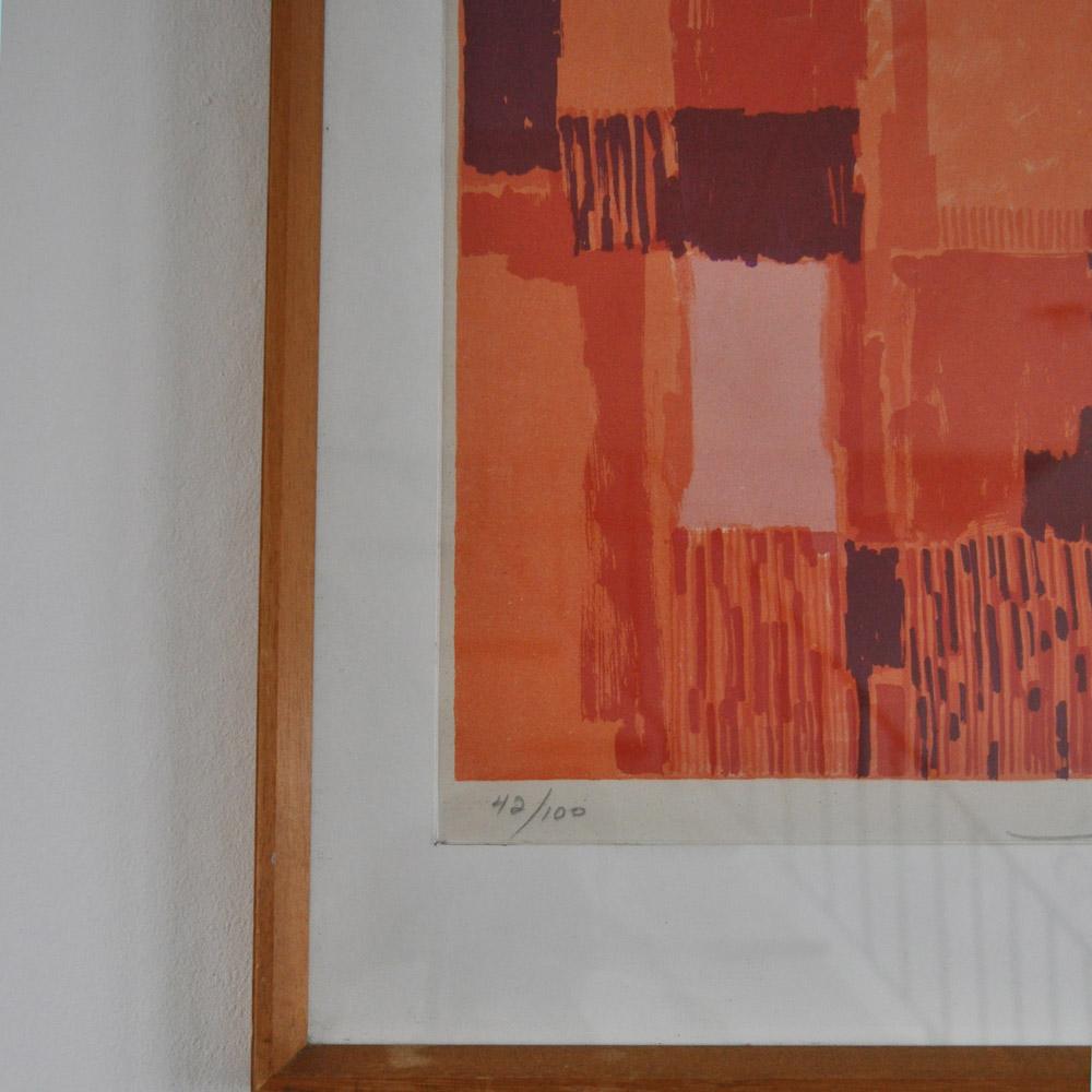 Hugo De Soto - Lithography in reds and orange colours by Hugo de Soto ...