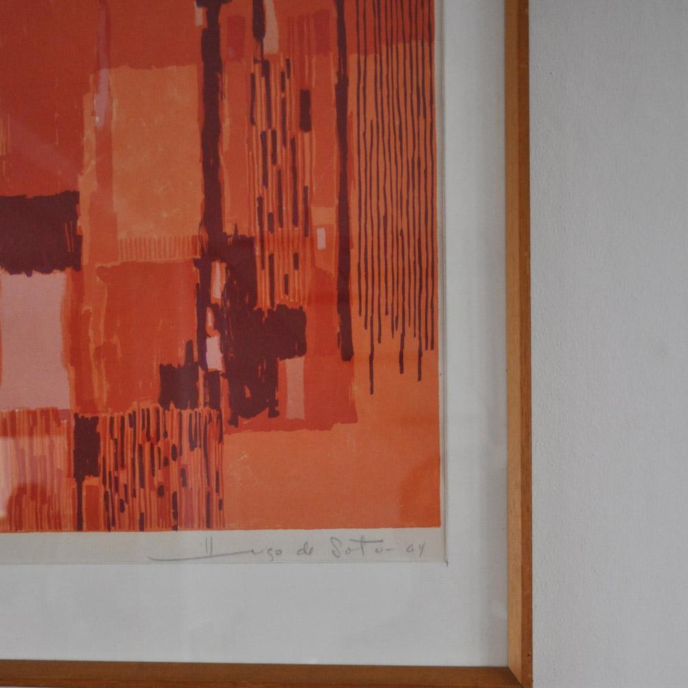 Hugo De Soto - Lithography in reds and orange colours by Hugo de Soto ...