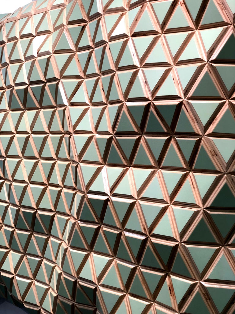 Hugo Garcia-Urrutia - Jade Gem - Flexible Rigid, carved wood sculptural ...