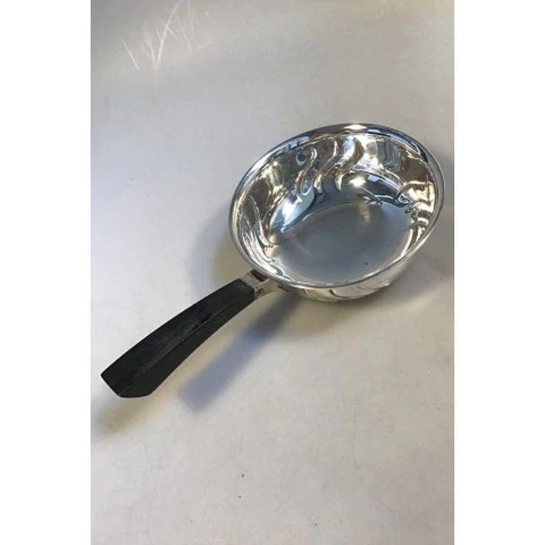 Hugo Grün Danish Silver Bowl Single Handle For Sale at 1stDibs