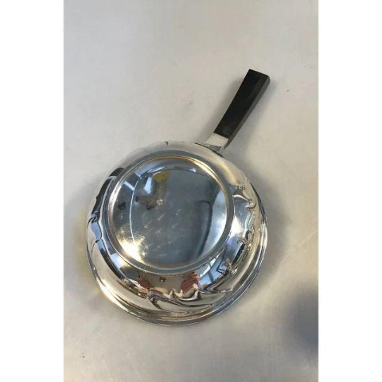 Hugo Grün Danish Silver Bowl Single Handle For Sale at 1stDibs