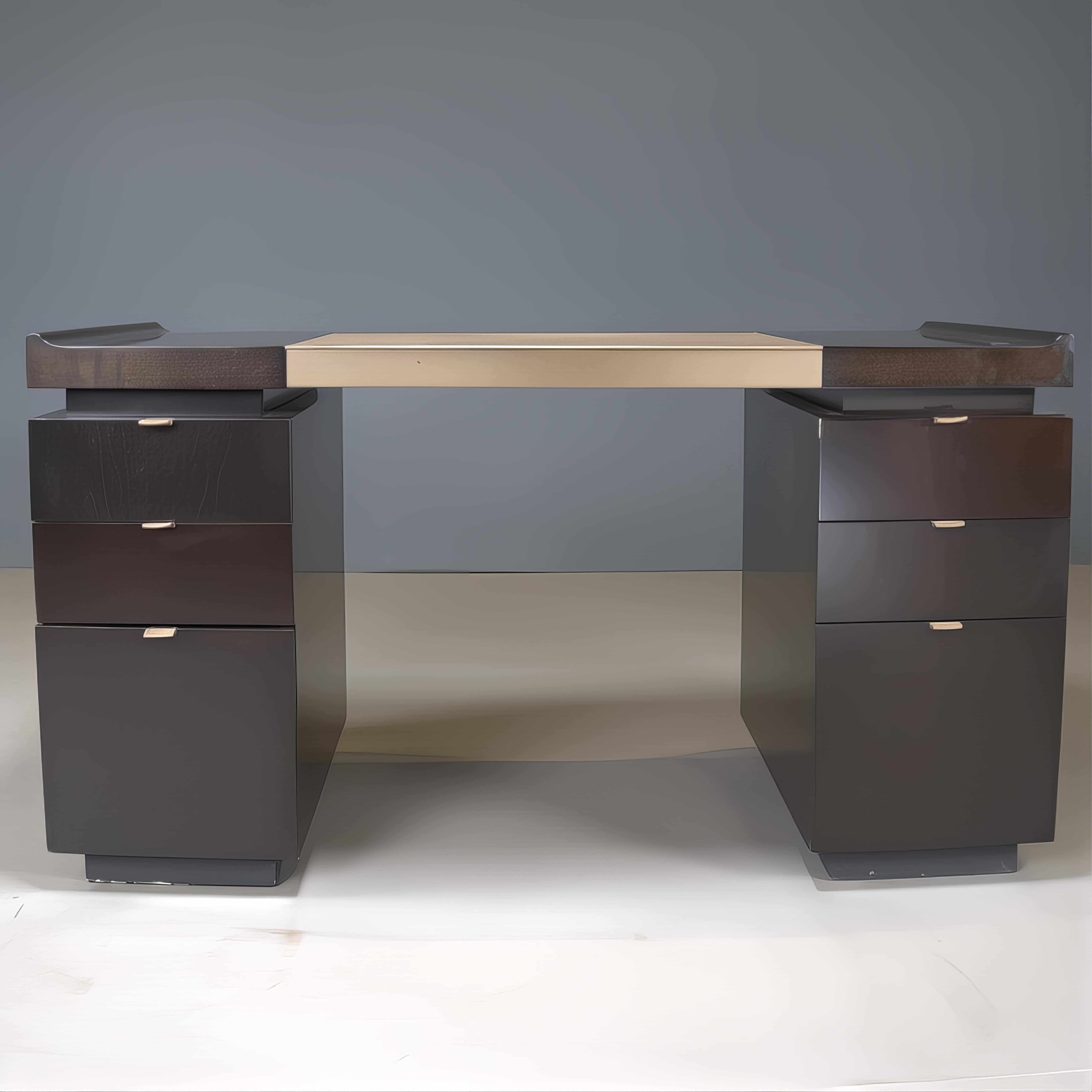 Hugues Chevalier Princeton Desk by Gotham For Sale at 1stDibs