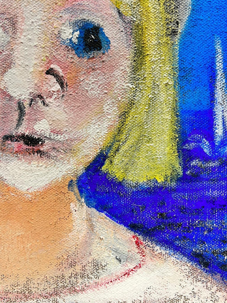 Huguette Ginet-Lasnier - Contemporary French Modernist Portrait with ...