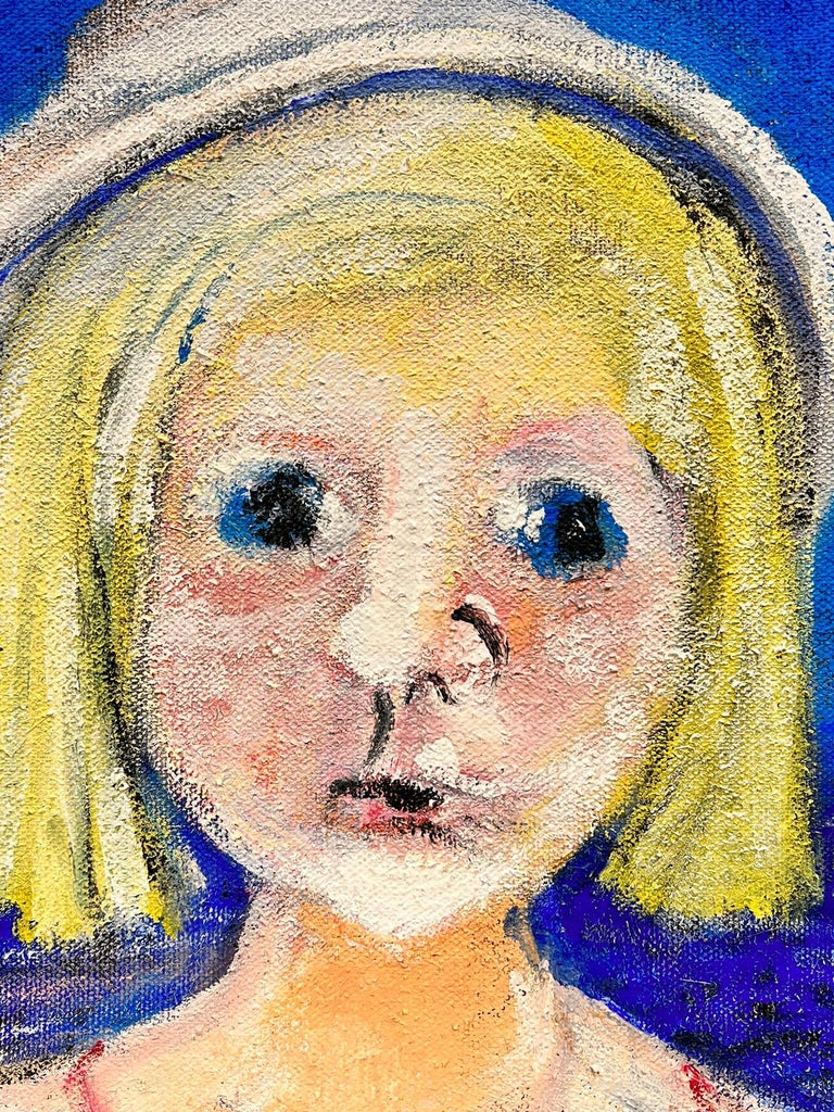 Huguette Ginet-Lasnier - Contemporary French Modernist Portrait with ...