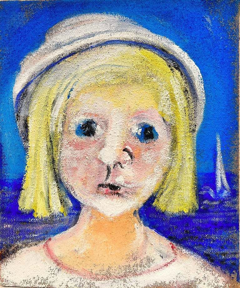 Huguette Ginet-Lasnier - Contemporary French Modernist Portrait with ...