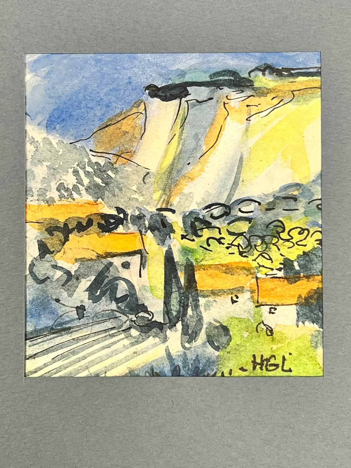 Huguette Ginet-Lasnier - Provenza Paisaje soleado Pintura modernista ...