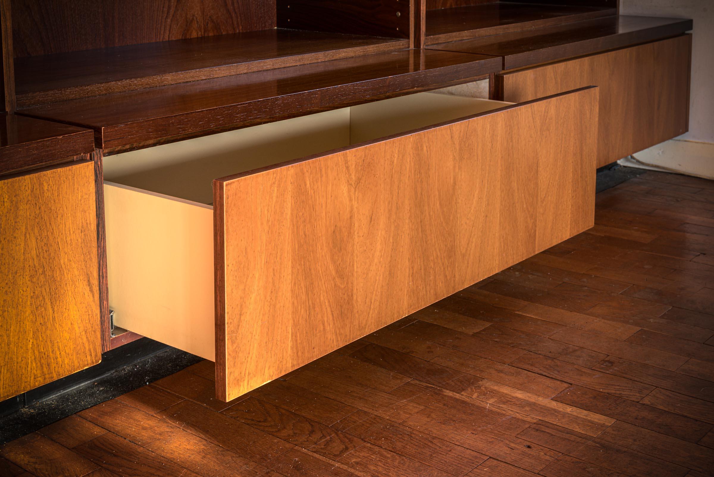 Hulsta Rosewood Lounge Wall at 1stDibs | rosewood wall unit, hulsta ...