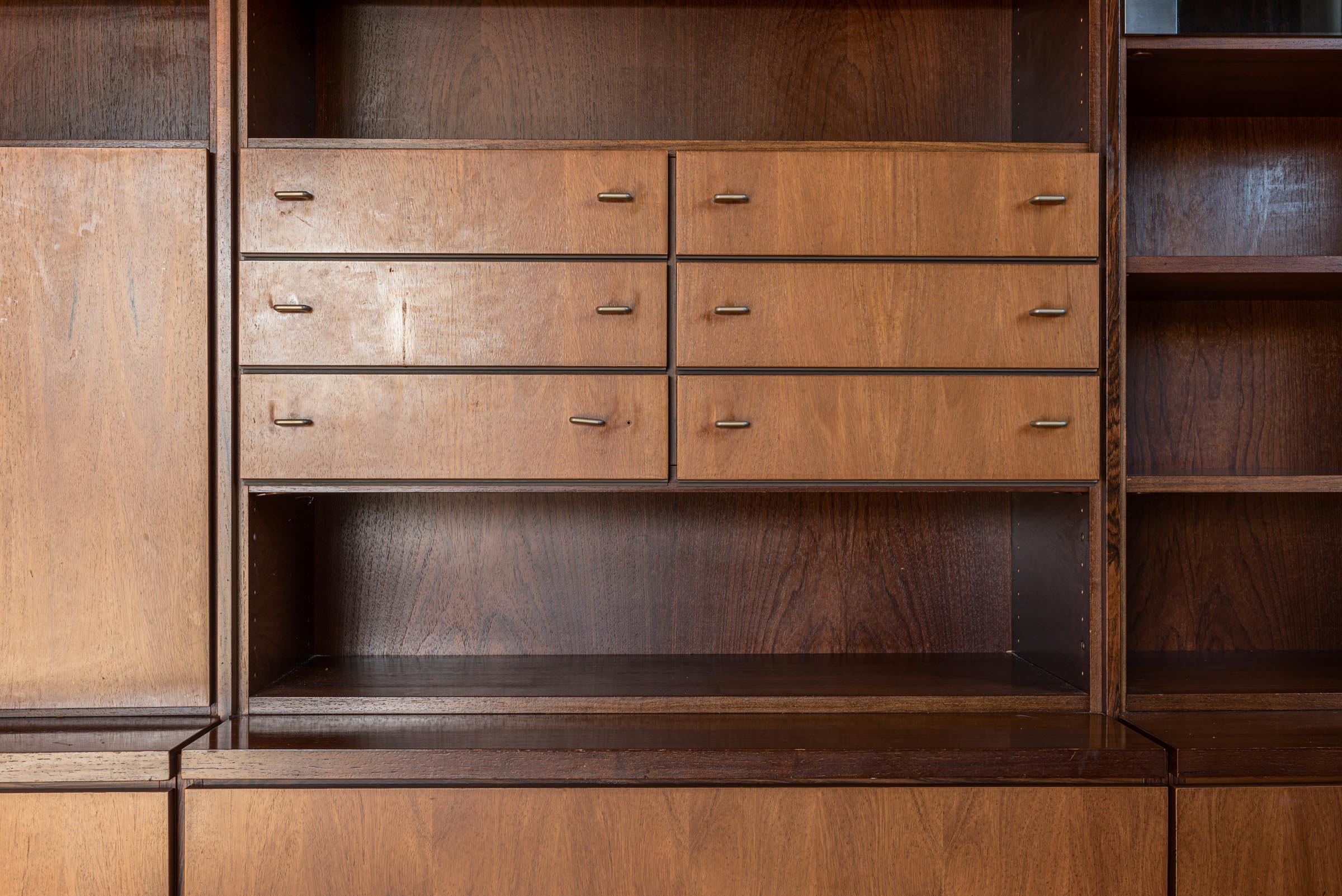 Hulsta Rosewood Lounge Wall at 1stDibs | rosewood wall unit, hulsta ...