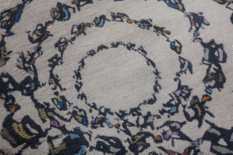 Human Cirlce: Inferno carpet, Handknot in Wool, 200 Kn, Veneziano and ...
