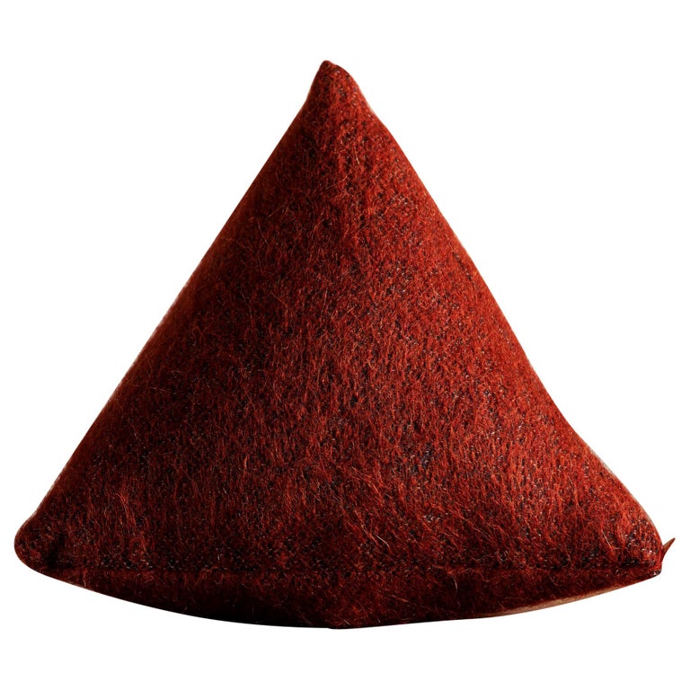 Hunt Modern Pyramid Pillow in Pierre Frey Yeti Orang Outan For Sale at ...