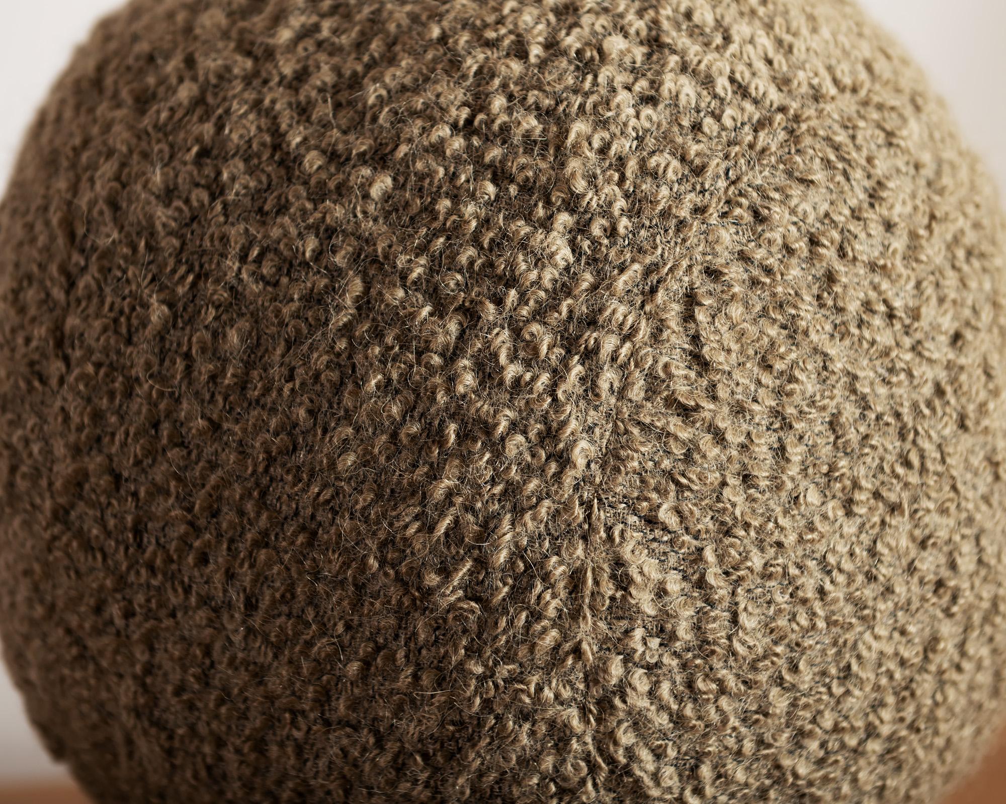 Hunt Modern Pyramid Pillow in Sandra Jordan Prima Alpaca Boucle in ...