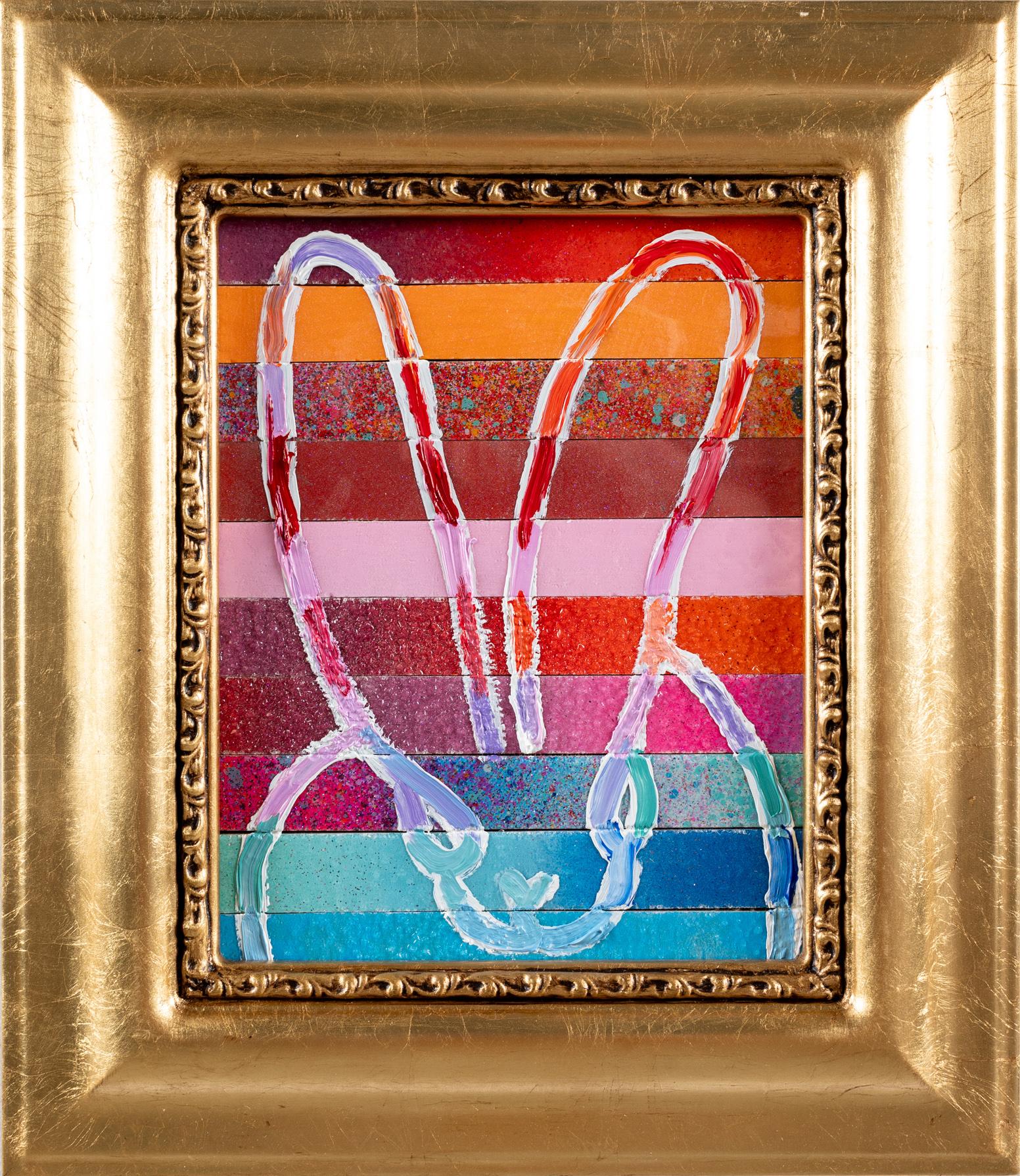 Hunt Slonem - 'Banded' Unique painting For Sale at 1stDibs