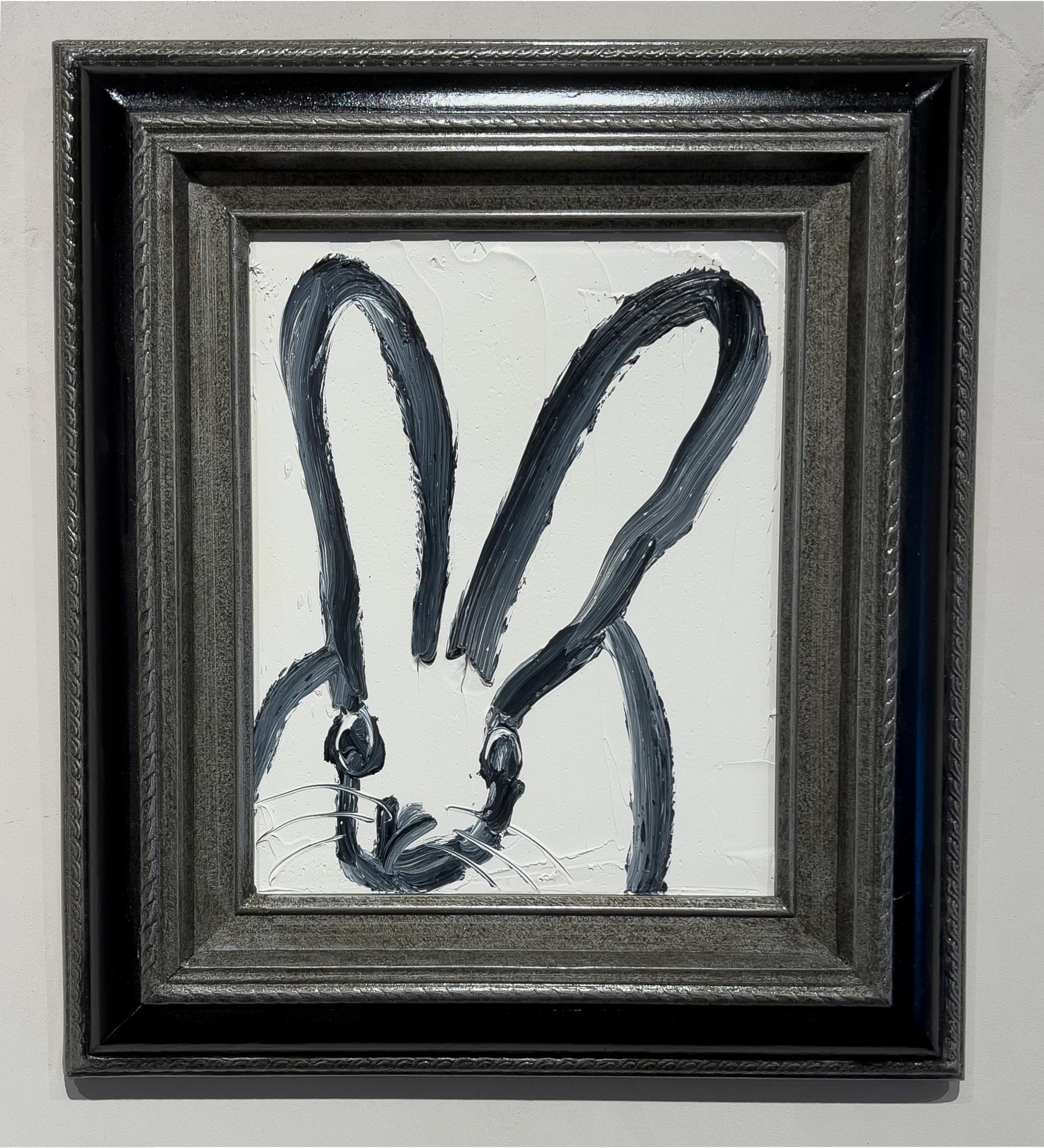 Hunt Slonem - Audrey 5 - gestural rabbit painting by Hunt Slonem For ...