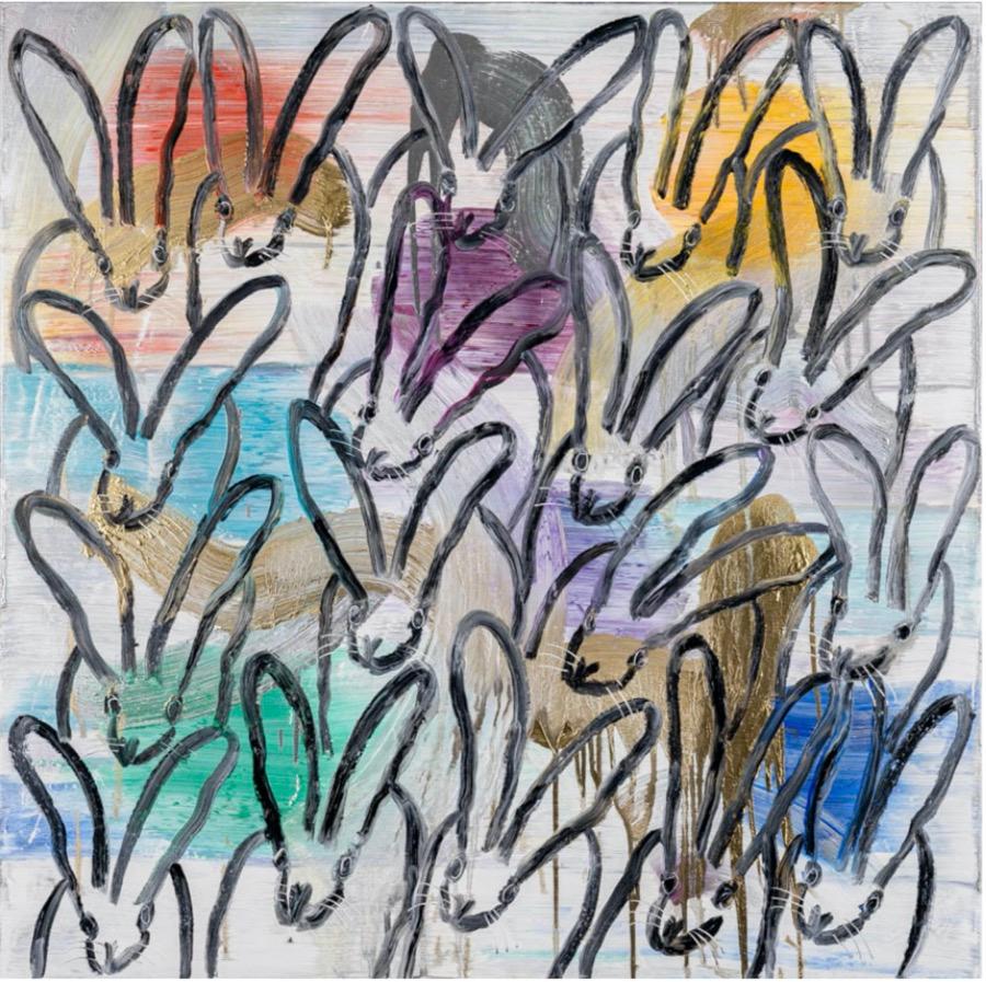Hunt Slonem - Chinensis Turned For Sale at 1stDibs