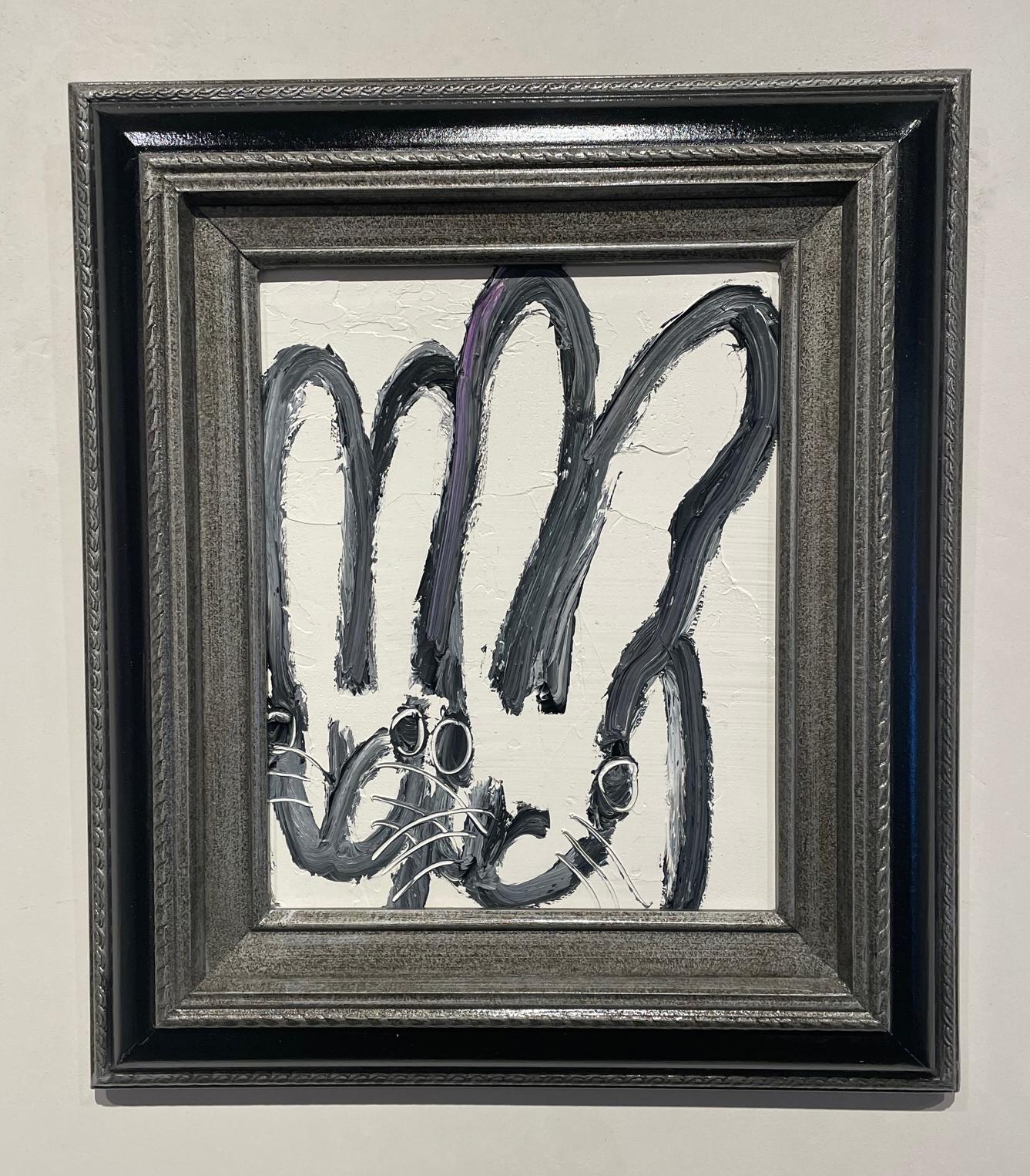Hunt Slonem - Audrey 5 - gestural rabbit painting by Hunt Slonem For ...
