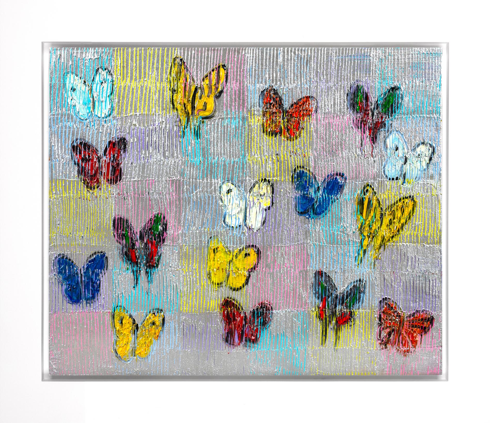 Hunt Slonem - 'Golden Fleece' Unique painting For Sale at 1stDibs