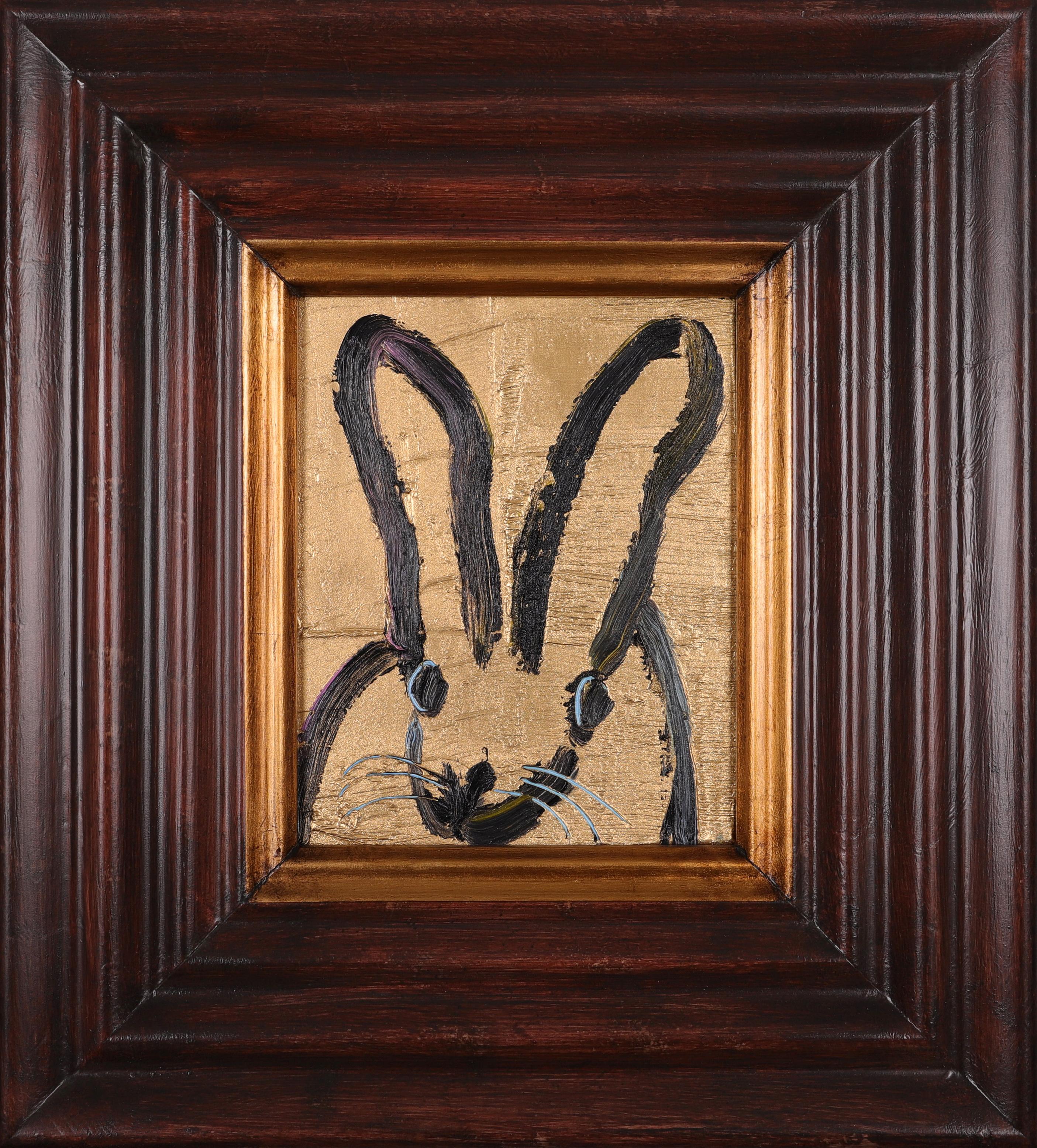 Hunt Slonem - 'Golden' Unique Painting For Sale at 1stDibs