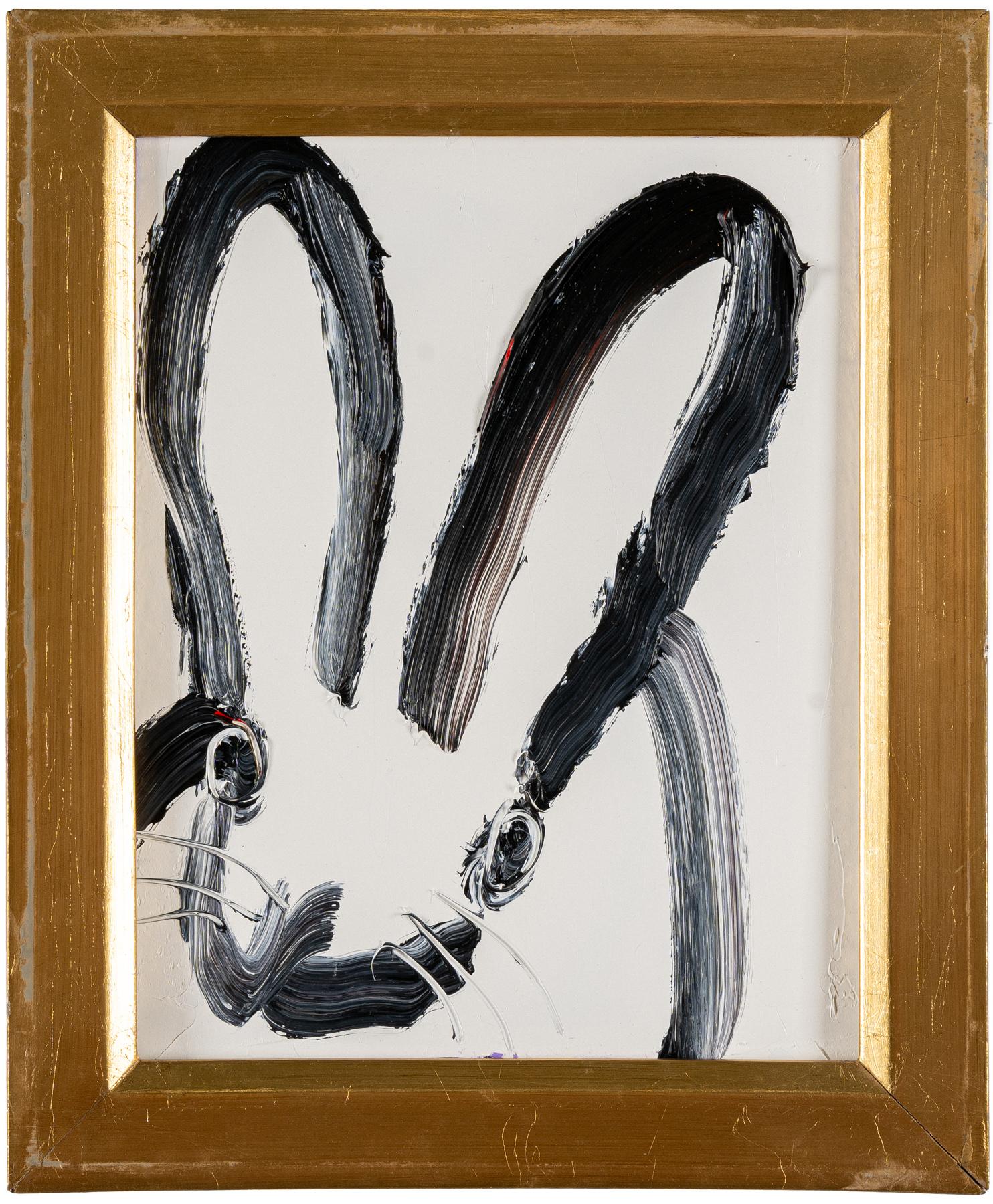 Hunt Slonem - Hunt Slonem Colorful Bunny Oil Painting 'Anthony' For ...