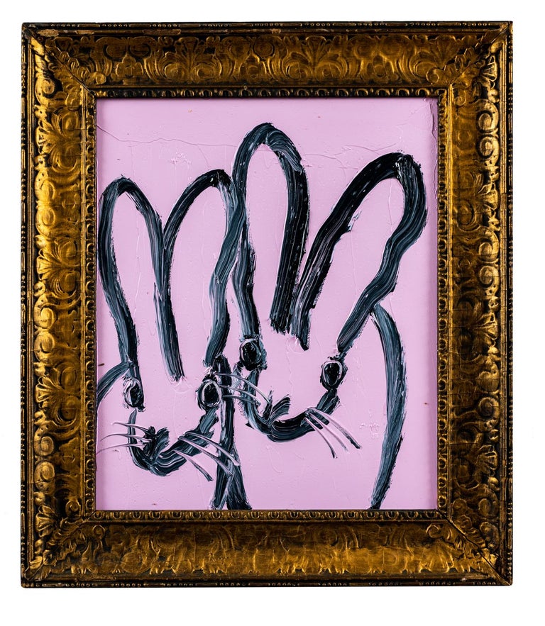 Hunt Slonem - Hunt Slonem Colorful Bunny Oil Painting 'Pair' For Sale ...