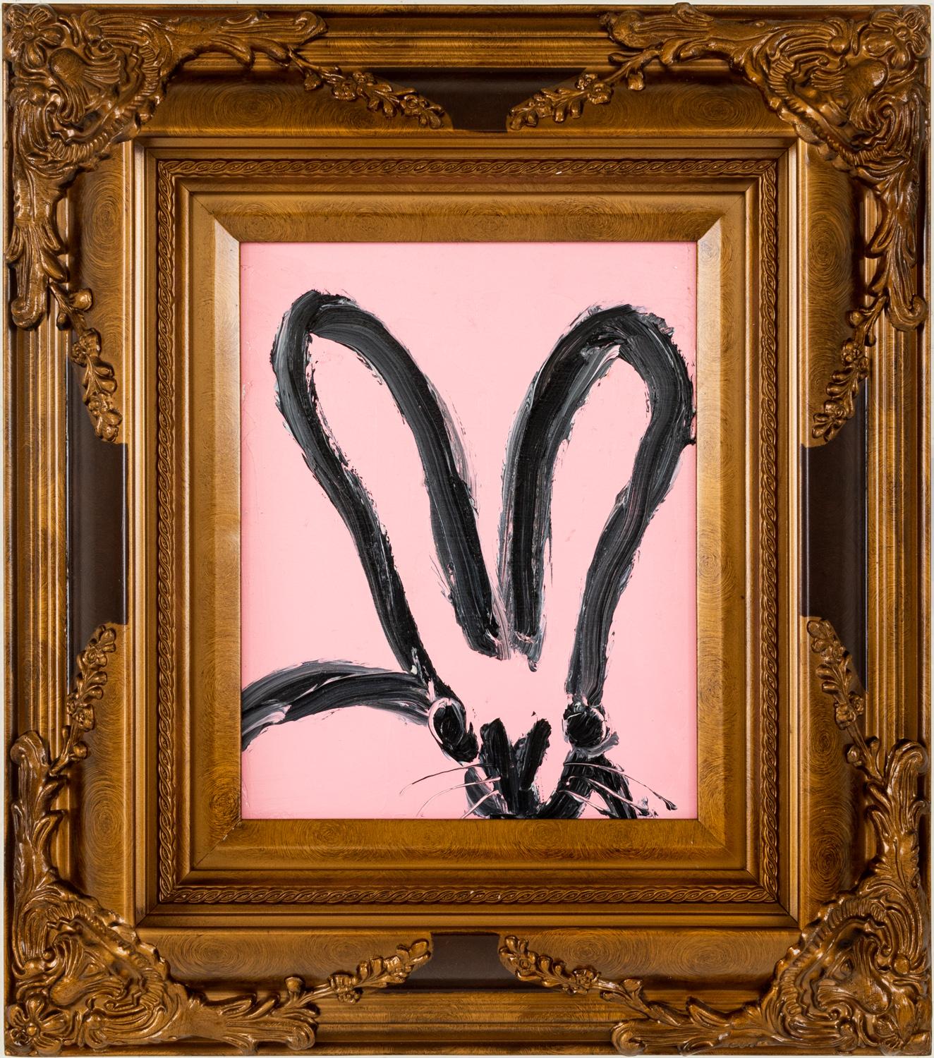 Hunt Slonem - Hunt Slonem's Colorful Bunny Oil Painting 'Pink' For Sale ...