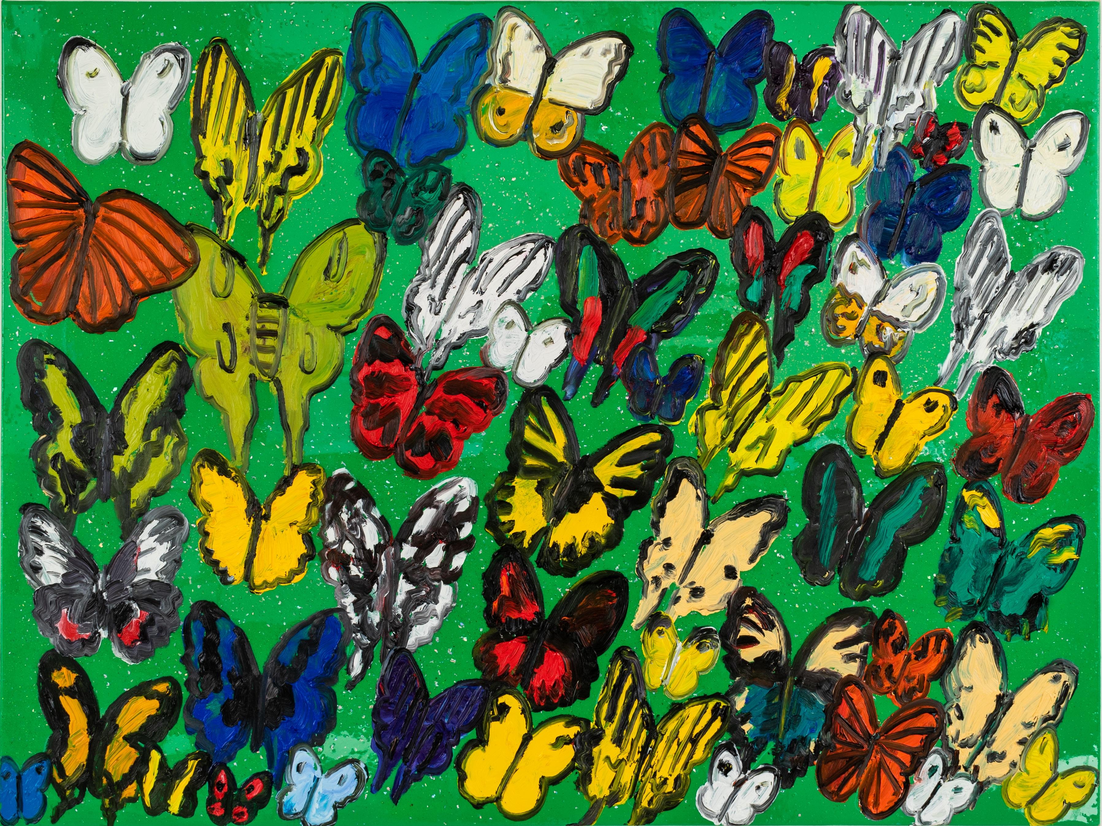 Hunt Slonem - Doublemint Bunnies at 1stDibs