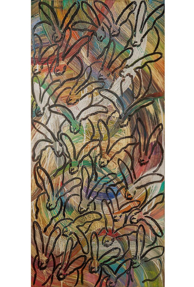 Hunt Slonem - Totem / "Bunny Painting" by Hunt Slonem For Sale at 1stDibs