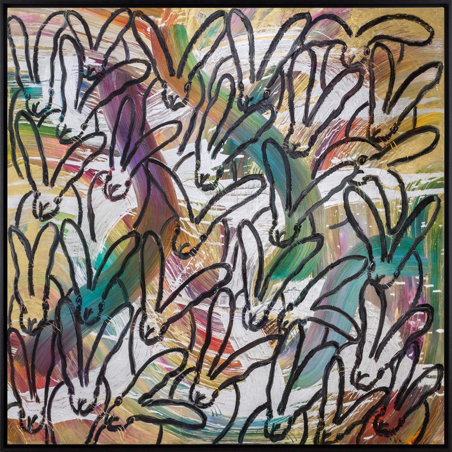 Hunt Slonem - Imperial Roman Rabbits (EA00125) For Sale at 1stDibs