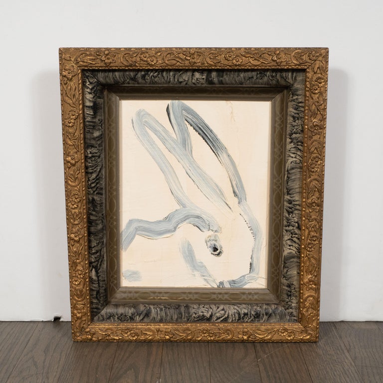 Hunt Slonem - Untitled (Bunny Painting) AT0666 at 1stDibs