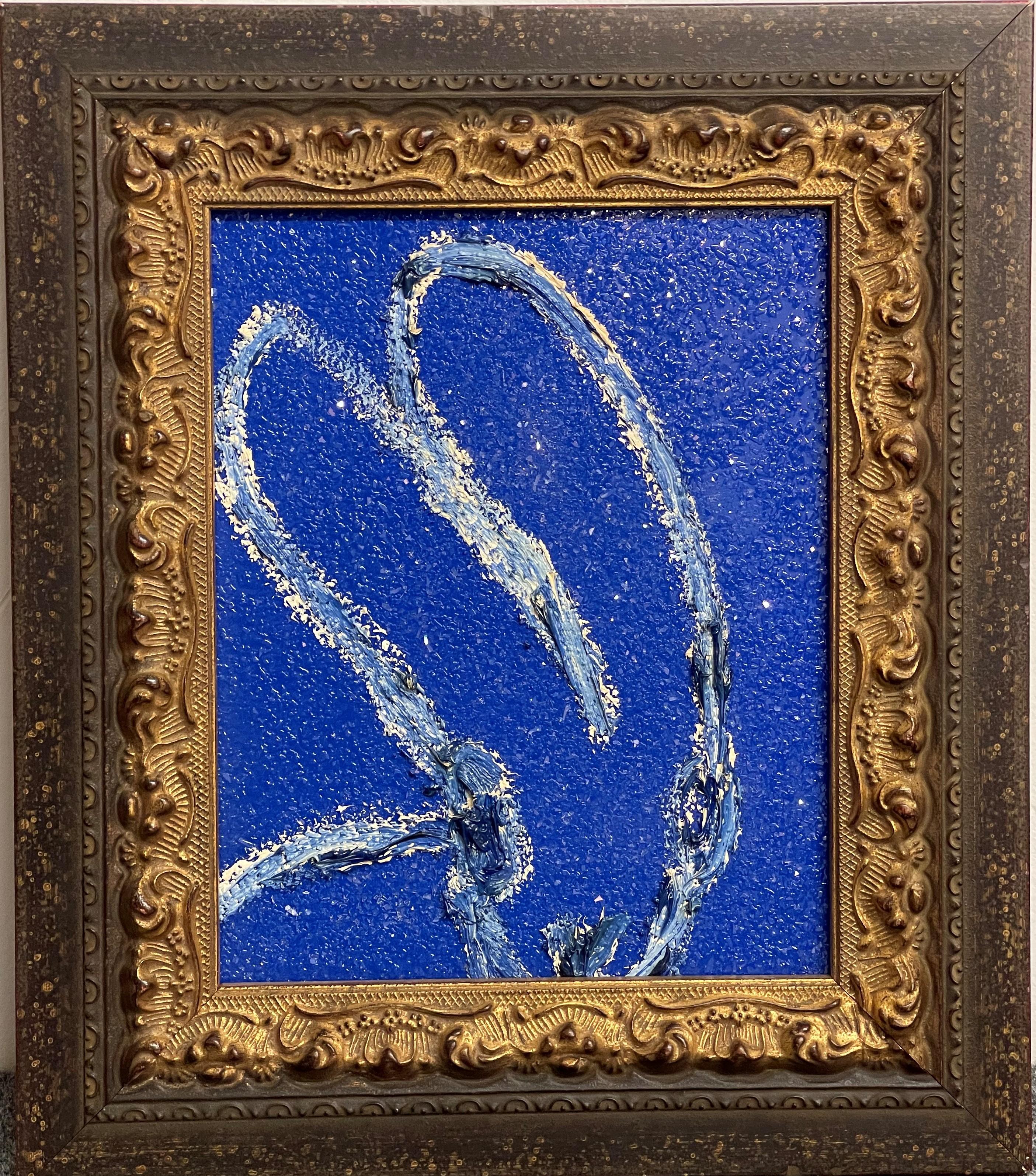 Hunt Slonem - Hunt Slonem "Untitled" Green Heart Diamond Dust For Sale ...