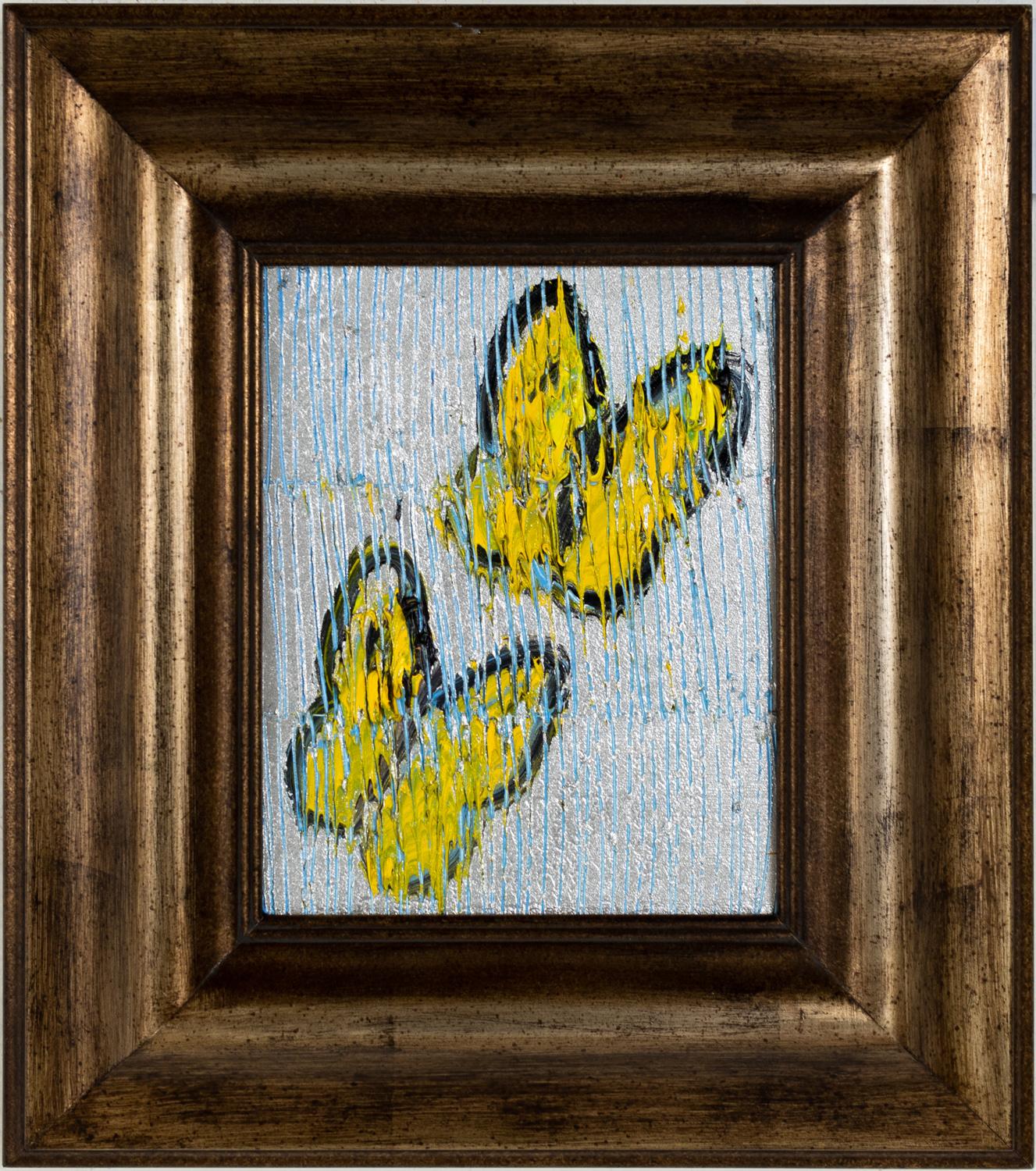 Ashley Collins - Sundar- framed large scale horse painting in black and ...