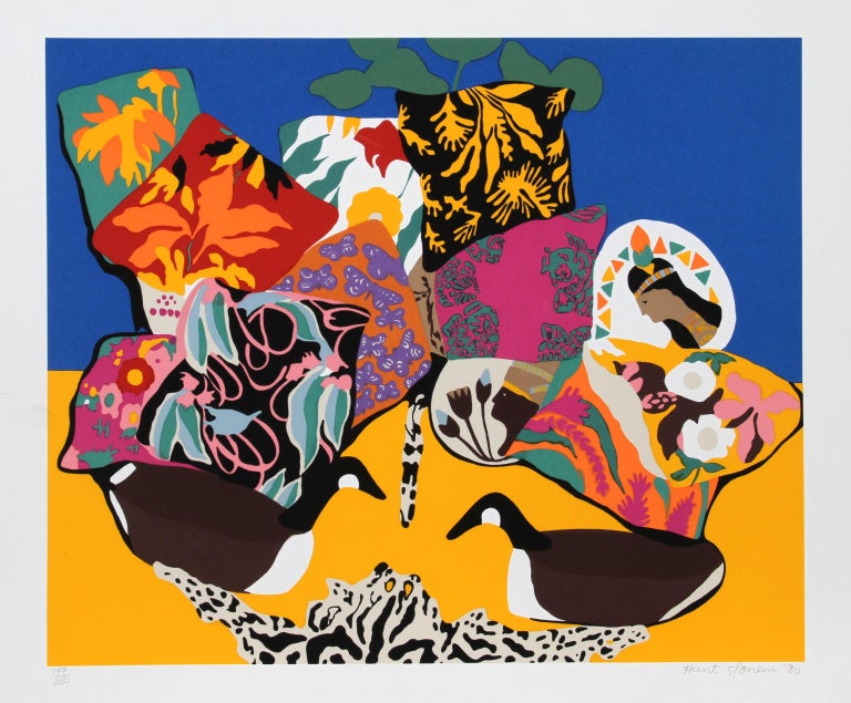 Hunt Slonem - Double Decoy, signed screenprint by Hunt Slonem For Sale ...