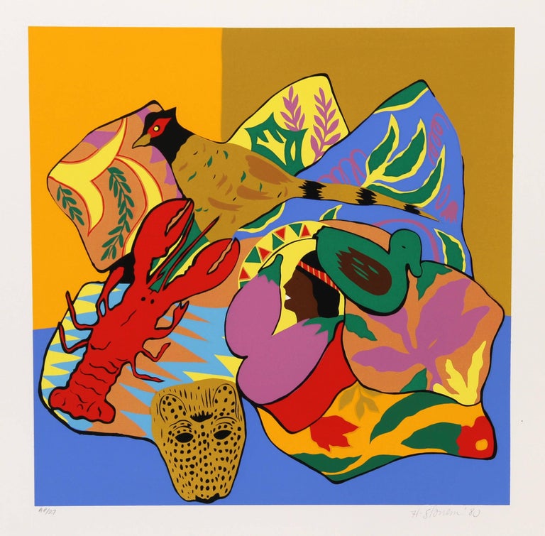 Hunt Slonem - Lobster For Sale at 1stDibs