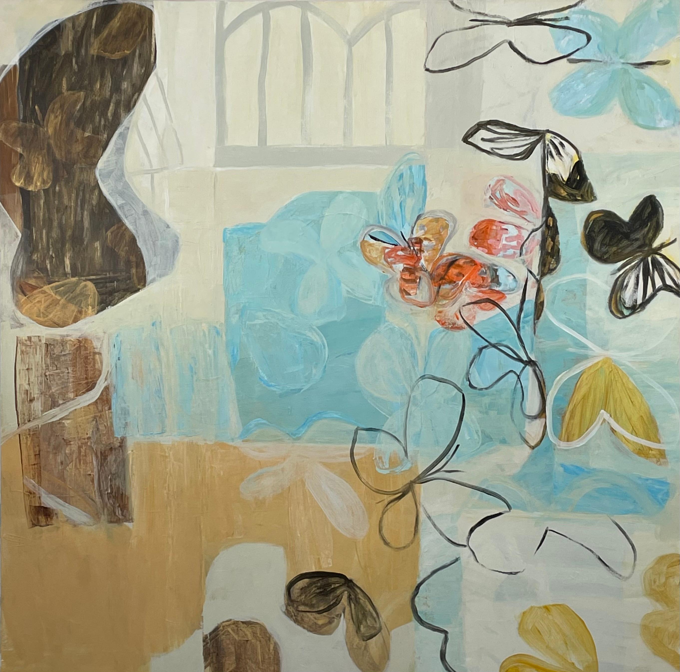 Hunter Hogan - Hunter Hogan, Day in the Garden. For Sale at 1stDibs