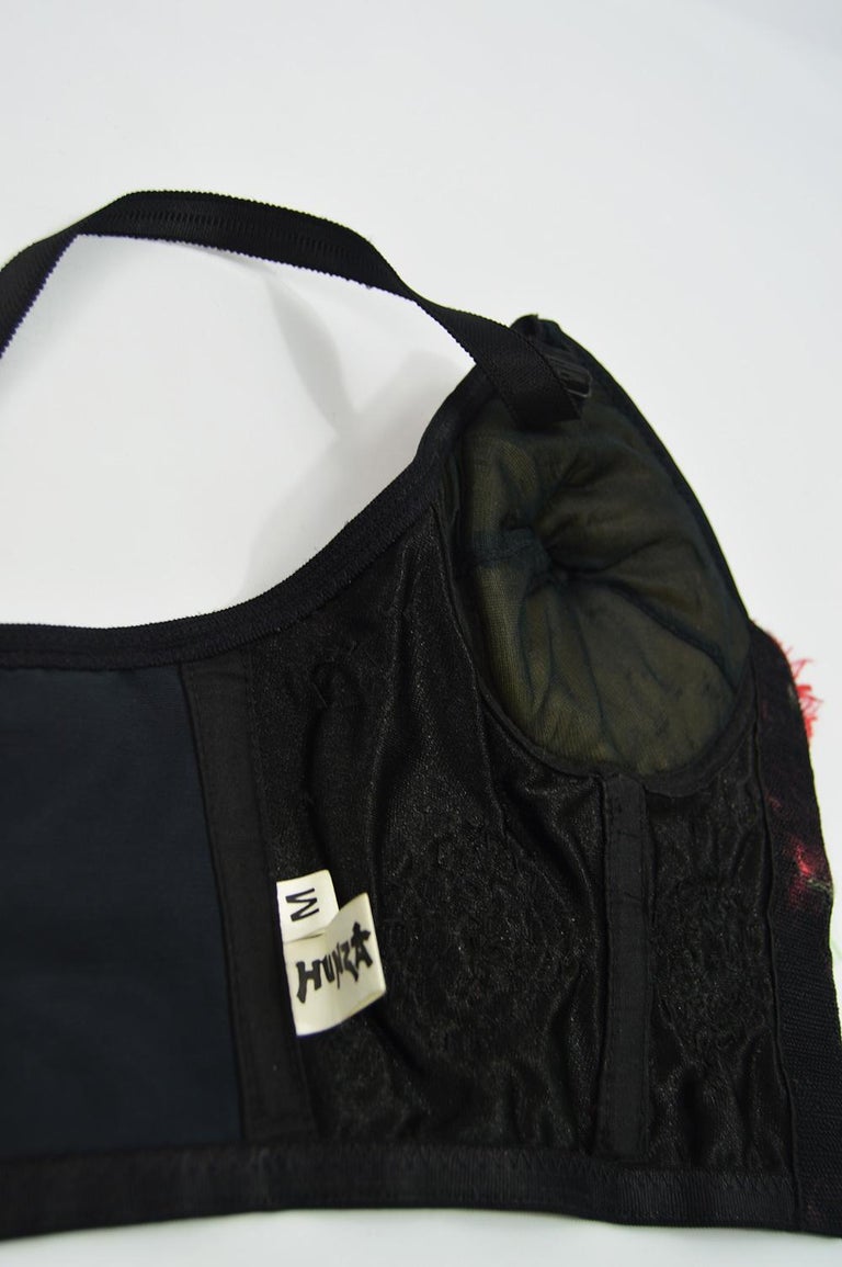 Hunza Vintage Cone Bra Bustier Top Embellished with Mirrorwork and ...