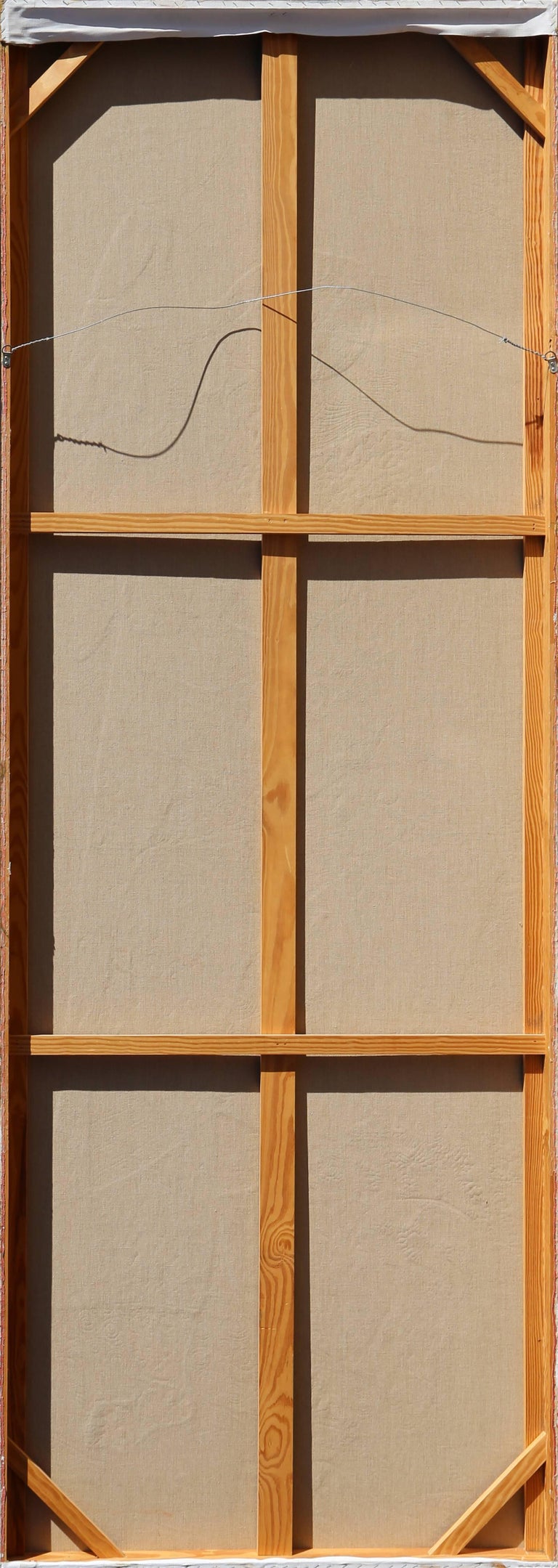 Huong - Woman with Instrument, Monumental Oil Painting by Huong For ...