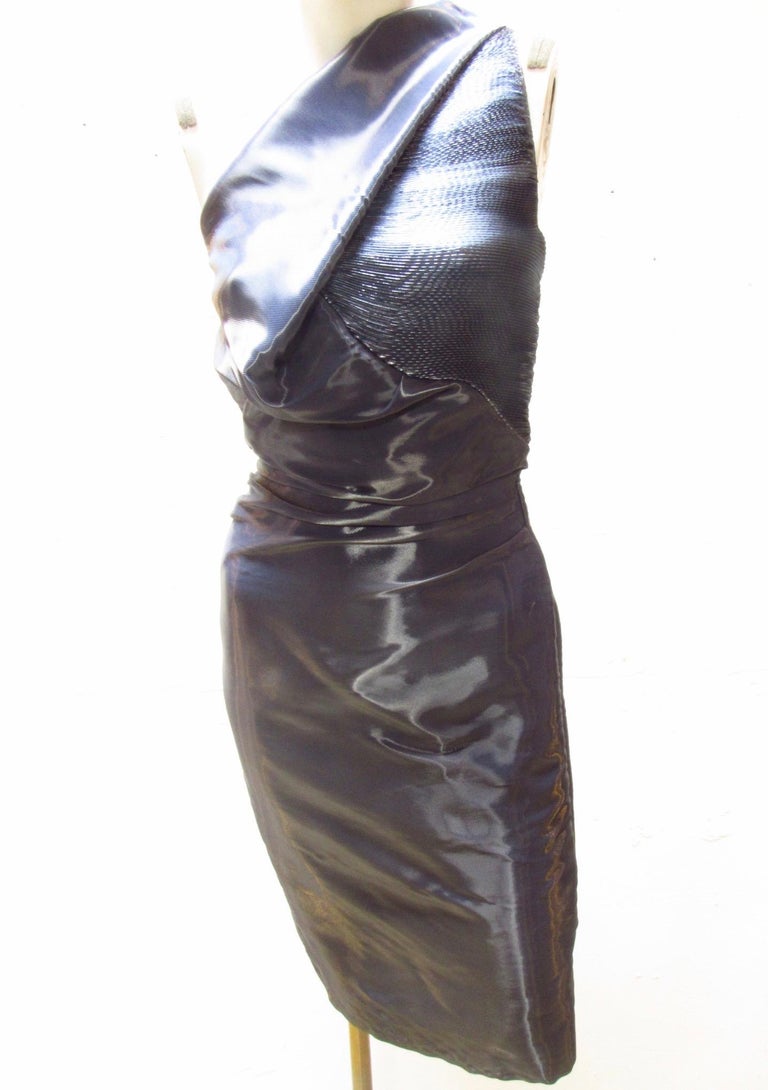 Hussein Chalayan Vintage One Shoulder Dress For Sale at 1stDibs