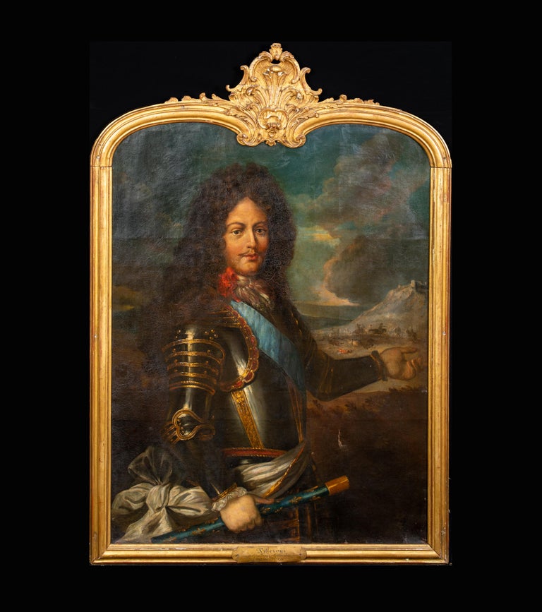 Portrait de François de Neufville, duc de Villeroy (1644-1730), XVIIe ...