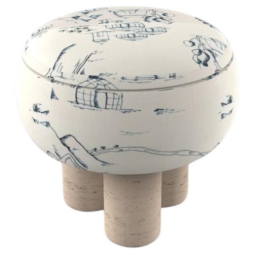 Hygge Puff Designed by Saccal Design House Outdoor Tarim Blue ...