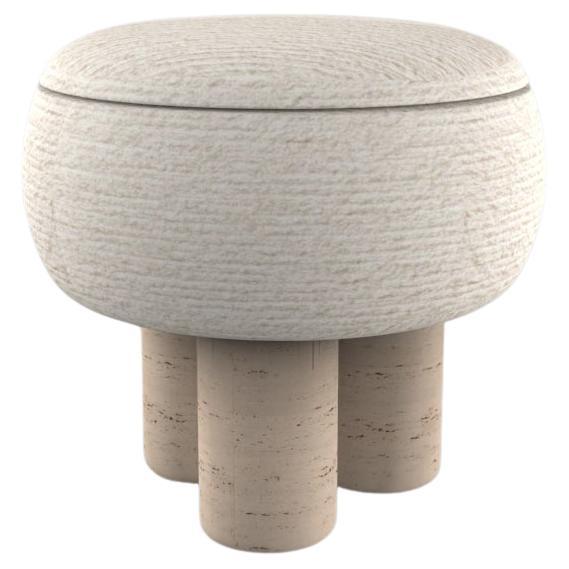 Hygge Puff Designed by Saccal Design House Outdoor Tricot Off White ...