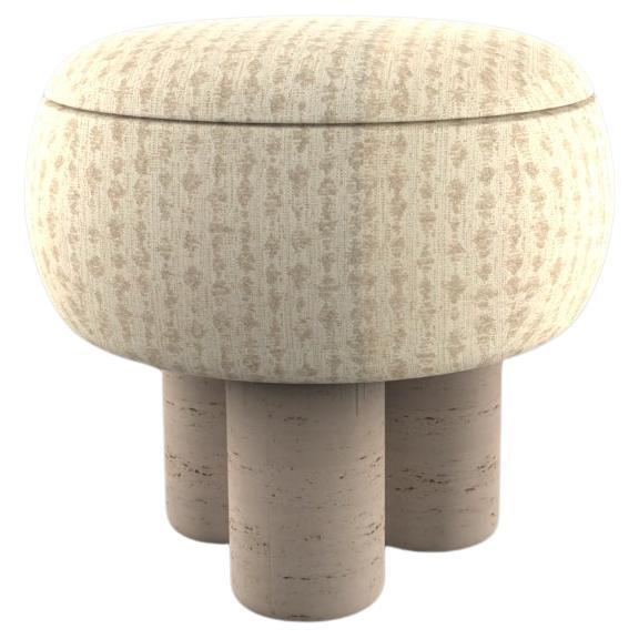 Hygge Puff Designed by Saccal Design House Intargia Buff Travertine For ...