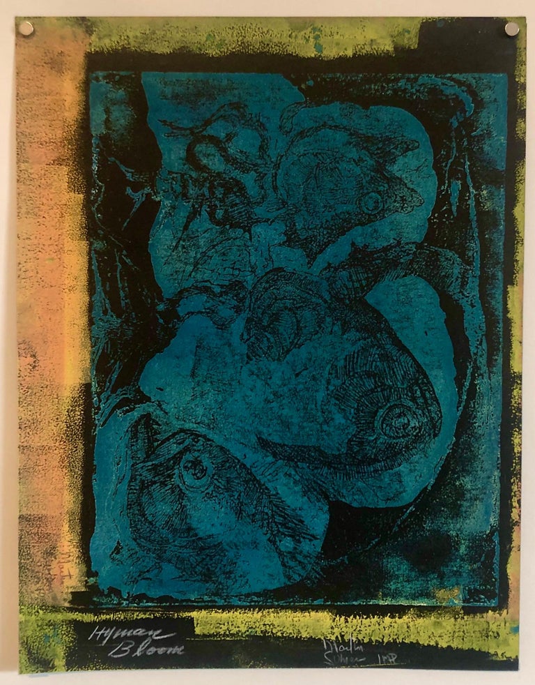 Hyman Bloom - Boston Abstract Expressionist Hyman Bloom Monoprint ...